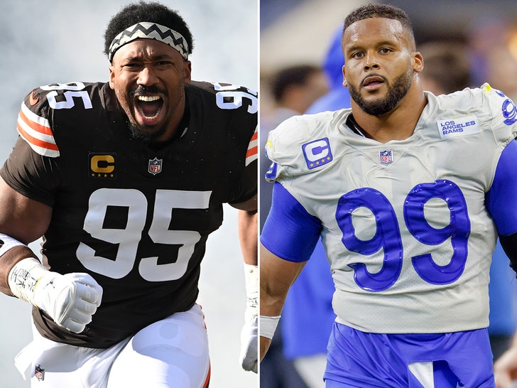 Aaron Donald pondering Rams return after Myles Garrett trade, Pat ...