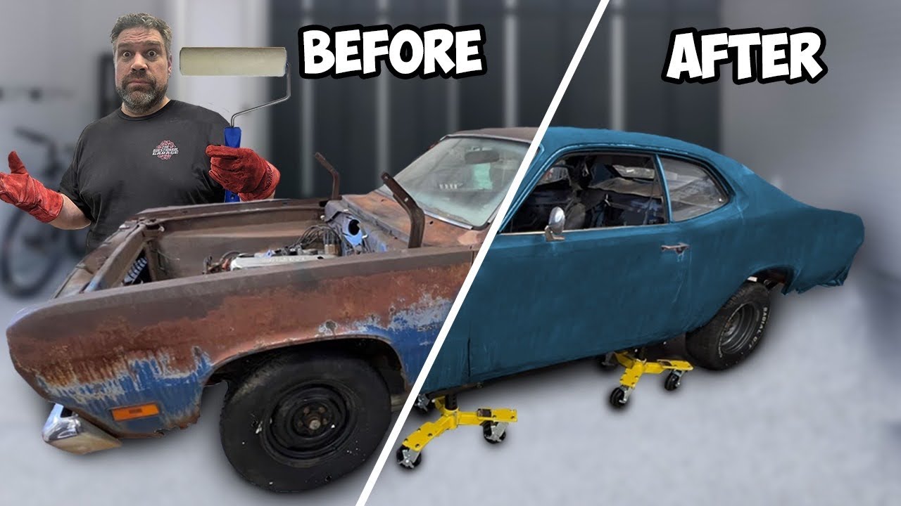 I painted my car with paint from a farm supply store? It looks amazing ...