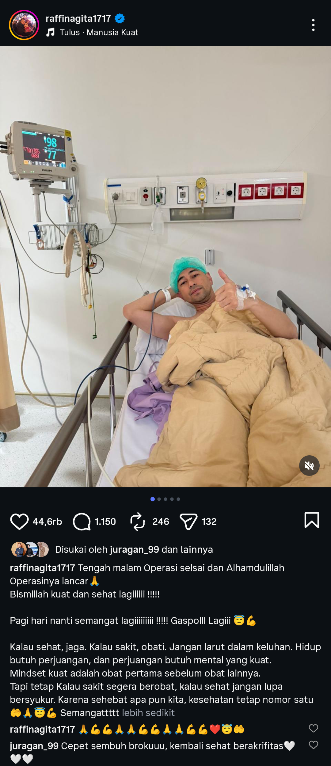 Innalillahi, Raffi Ahmad dilarikan ke rumah sakit hingga jalani operasi ...