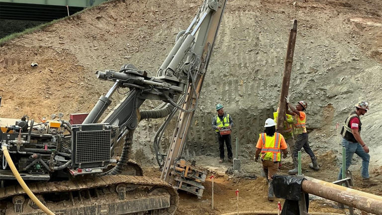 I-277 inner lanes closed for months as Rail Trail Bridge construction ...