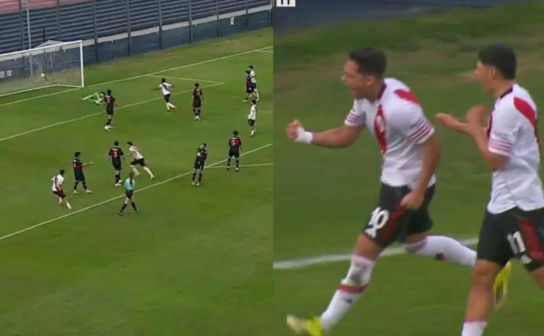 Video: el golazo de Thiago Acosta para el 1 a 0 de la reserva de River ...