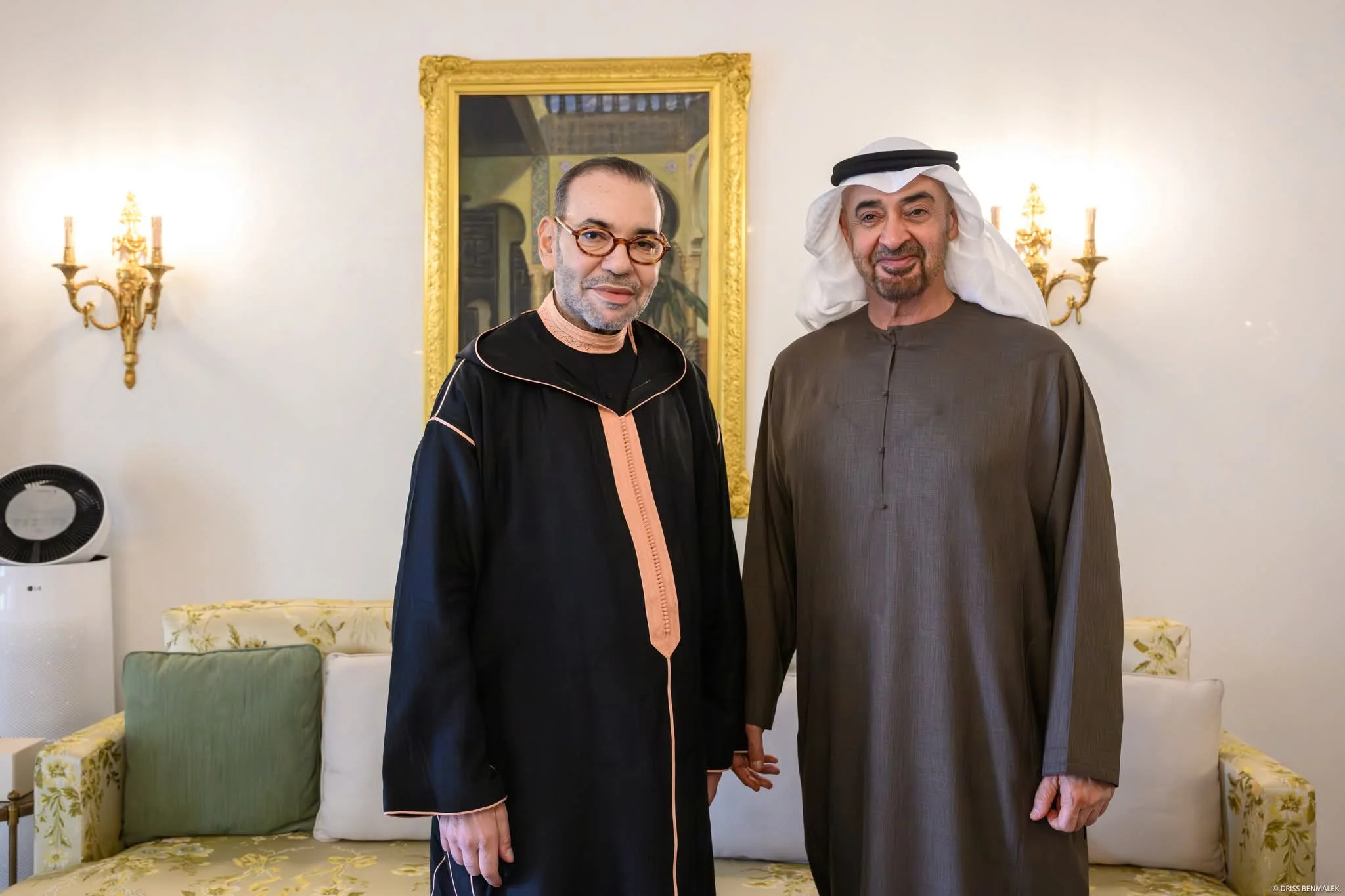 UAE president receives King Mohammed VI at his residence in Rabat