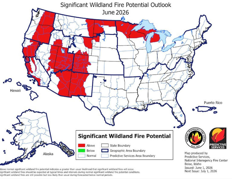 Utah’s closed fire season arrives as above-normal fire risk rises statewide