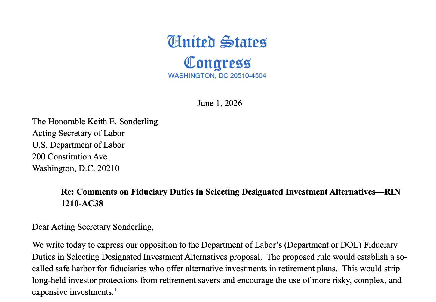 US lawmakers push back on Labor Department plans to include crypto in ...