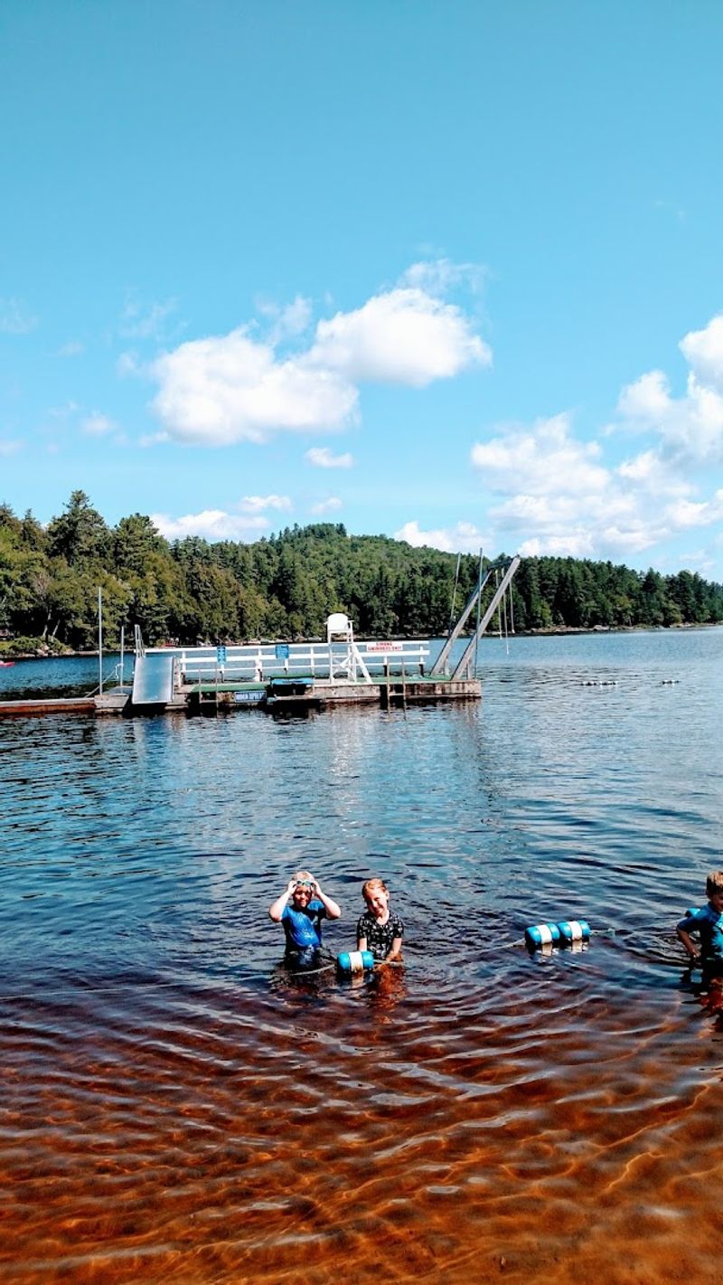 This Adirondack beach has fresh water instead of salt and silence ...