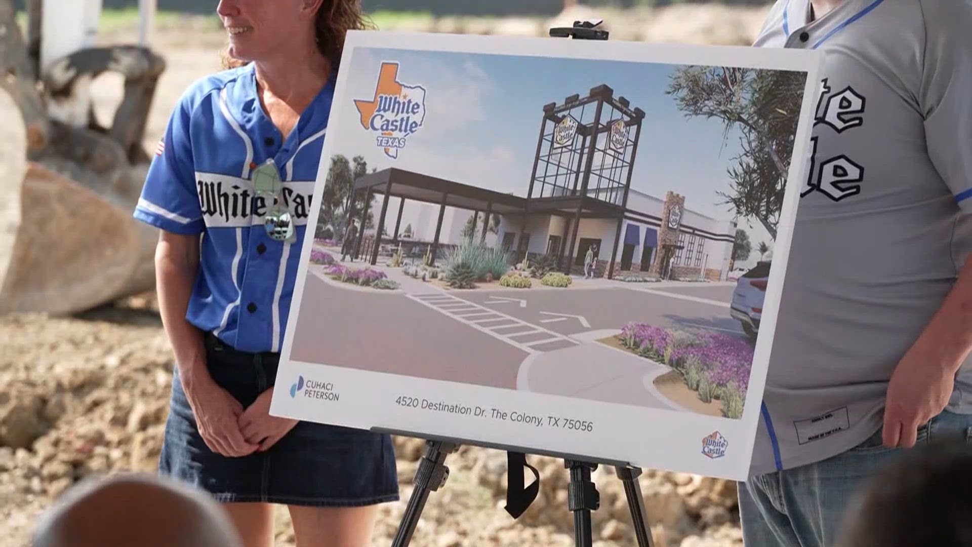 A castle grows in The Colony! White Castle breaks ground on its first ...