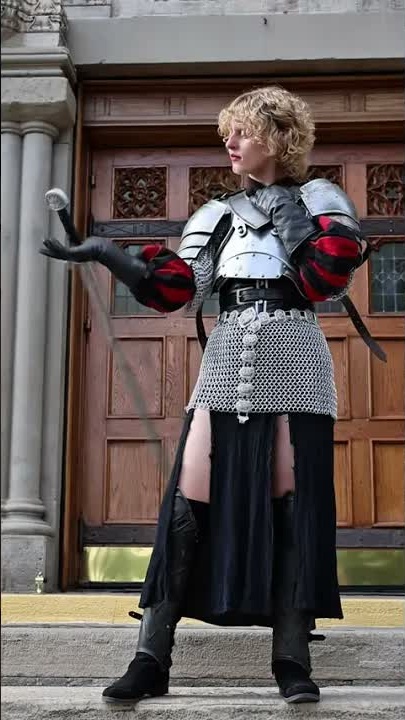 Off to battle with @Incandescentkiki #cosplaygirl #cosplayer #larp # ...