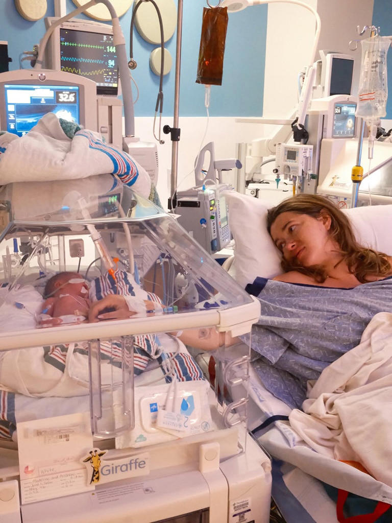 TikToker Madeleine White gives birth after 3rd trimester complications