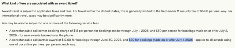 Alaska Airlines is raising its partner award booking fee by 60% soon