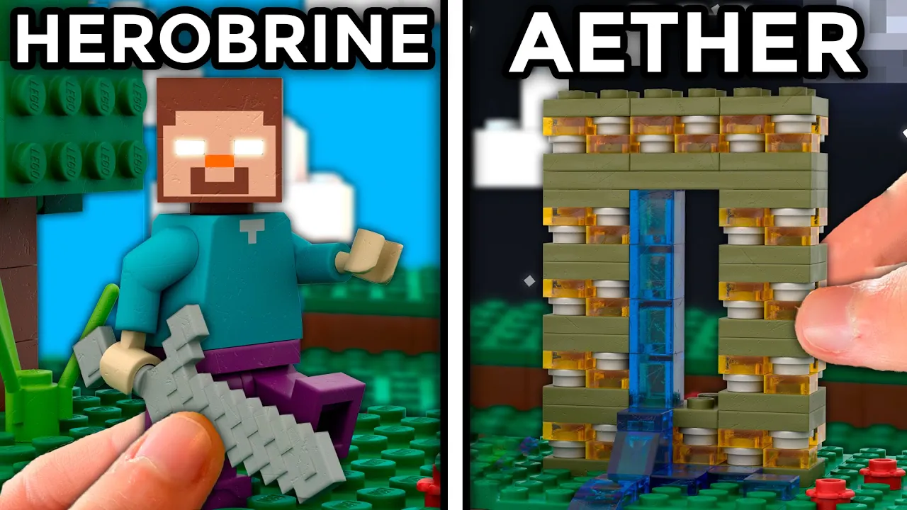 Armé los sets LEGO Minecraft más emblemáticos