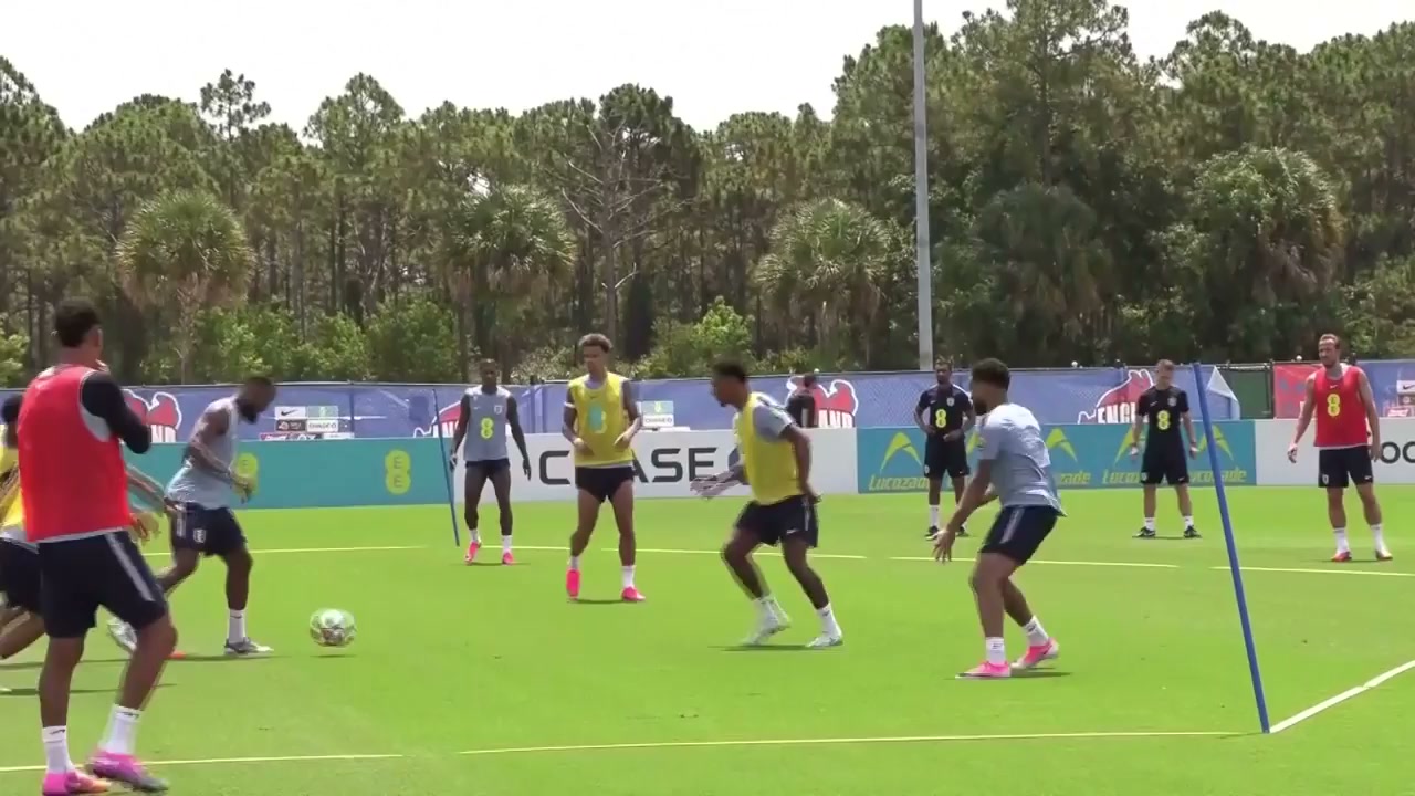 England hold open training session in Palm Beach Gardens as World Cup ...