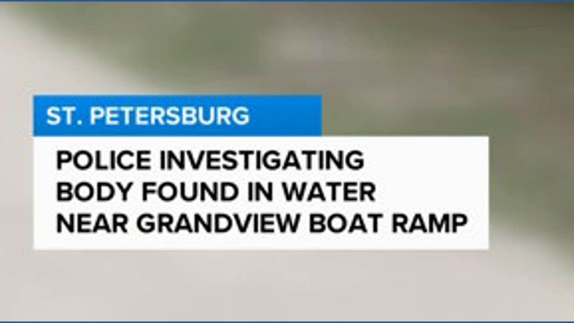 St. Pete police investigating body found in water