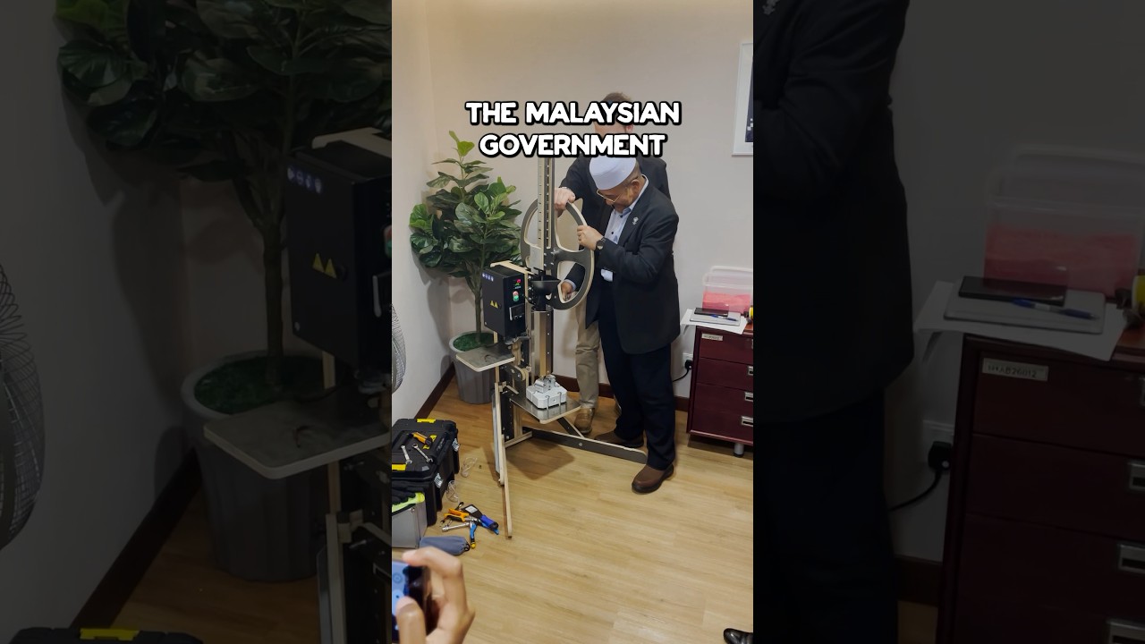 We recycled plastic with the Malaysian government