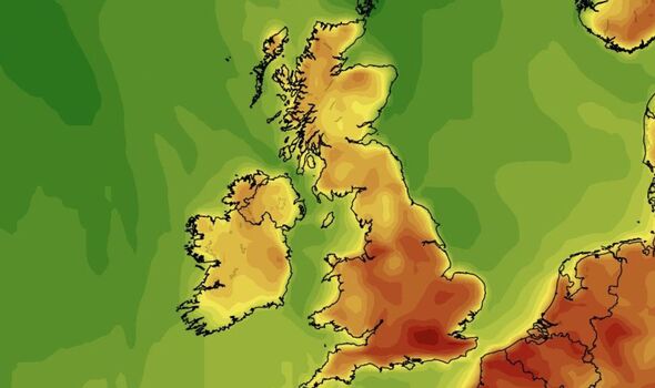 UK weather maps show next 31C heat surge hitting Britain in June - 13 ...