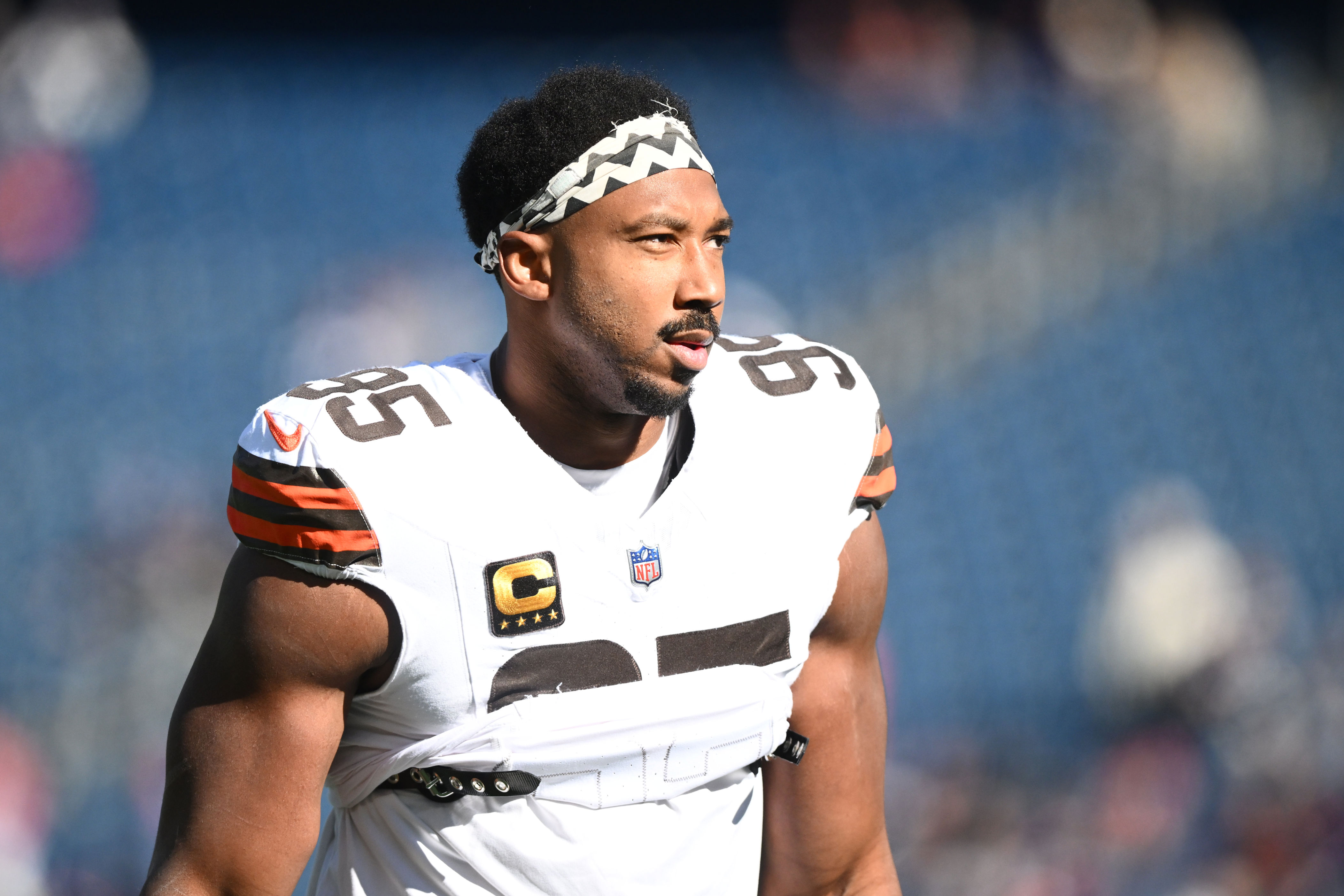 Myles Garrett’s Los Angeles Rams jersey number announced