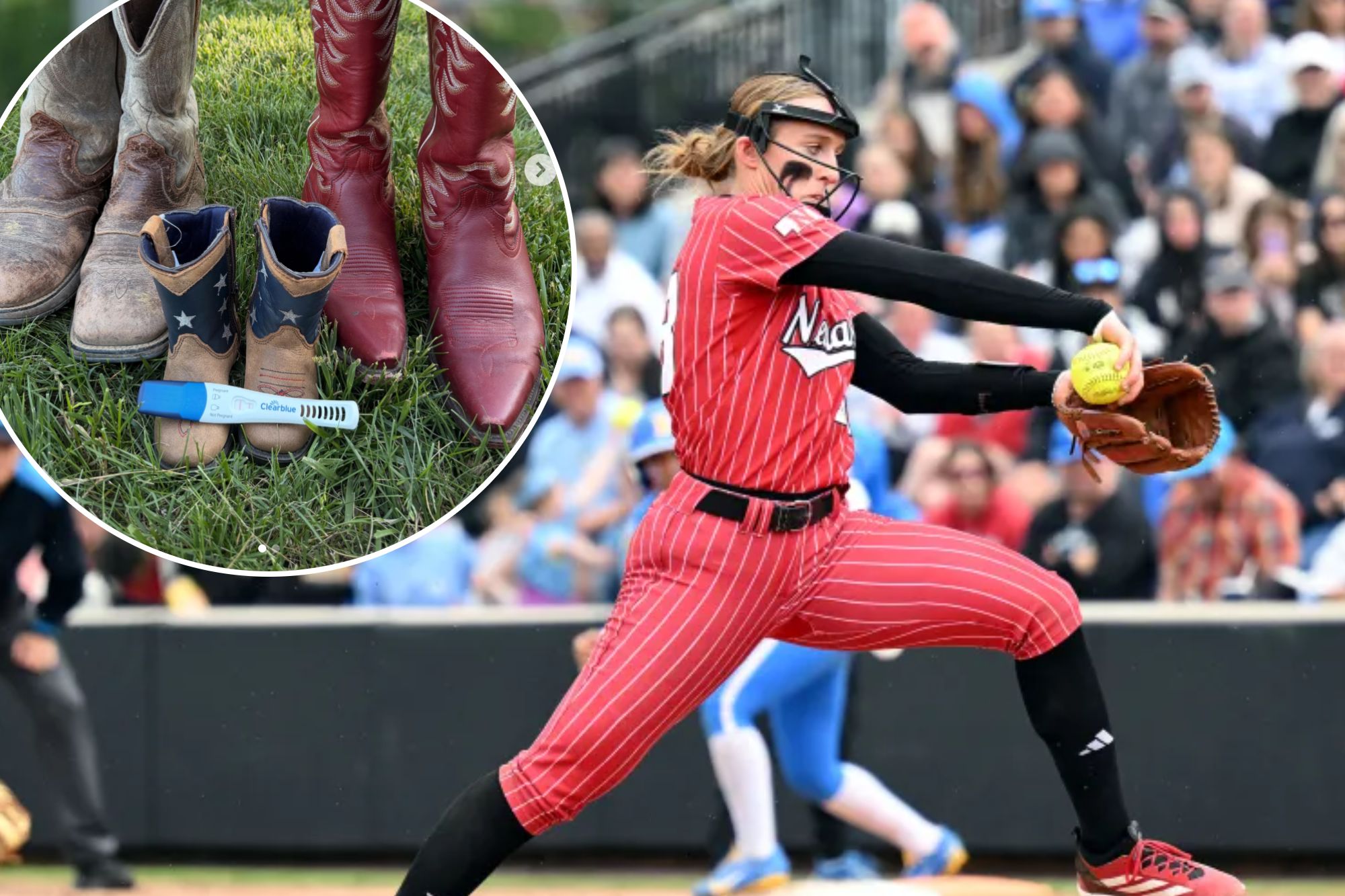 Nebraska softball star reveals she was pregnant during College World Series