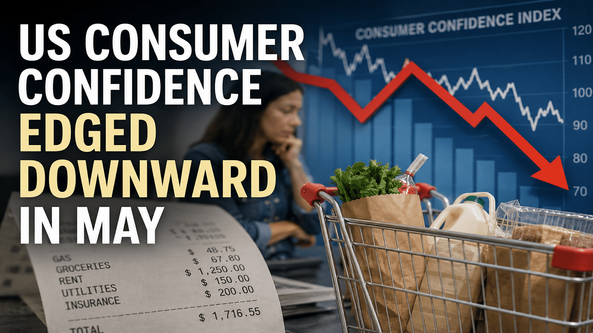 Consumer confidence dips slightly in May amid price pressures
