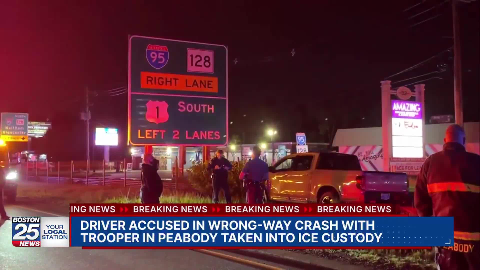 Wrong-way driver accused of crashing into state trooper in Peabody ...