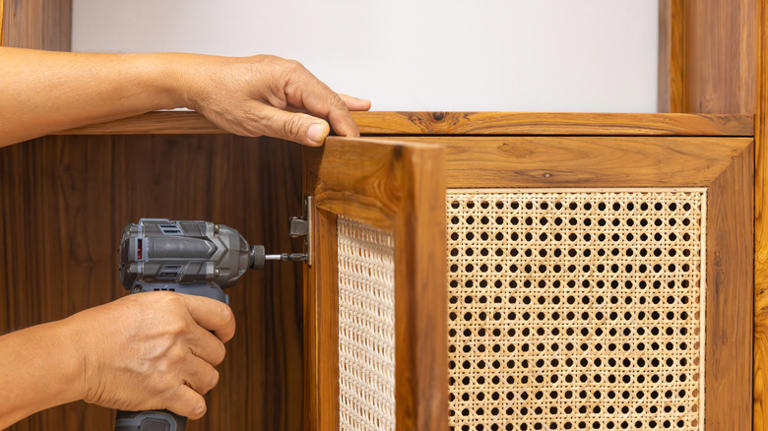 Skip the stain and paint: A smarter way to update honey oak cabinets