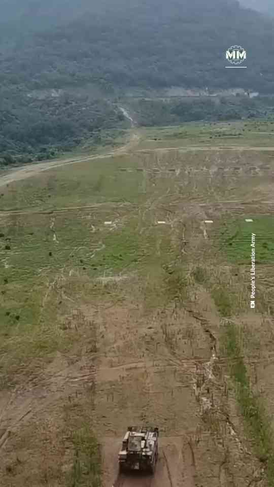 Chinese army tests rocket-powered mine clearing system