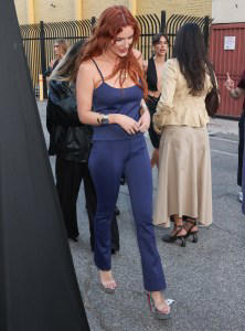 Bella Thorne debuts daring Louboutin platforms at movie screening