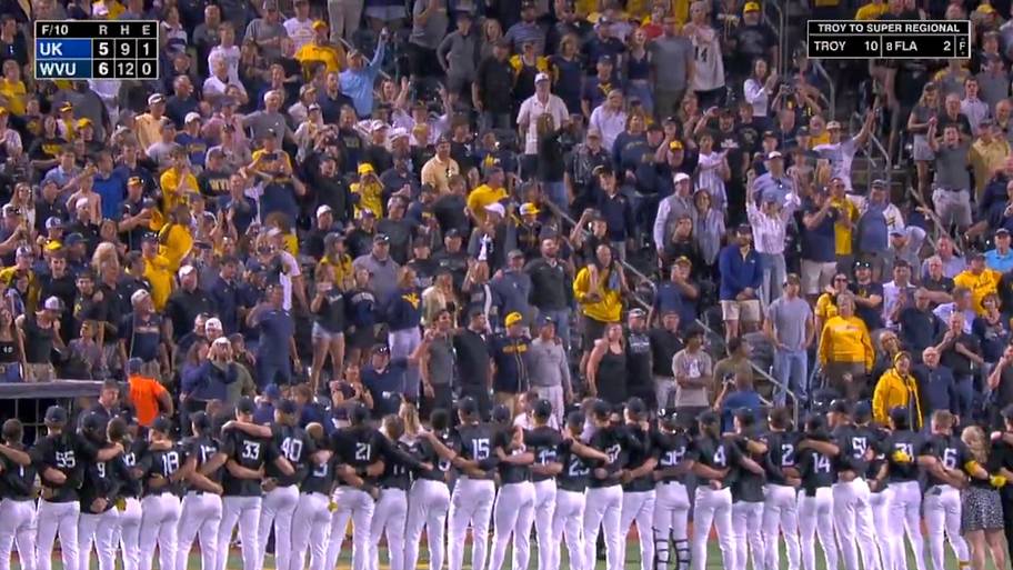 WVU baseball punctuates thrilling walk-off win vs. Kentucky with ...
