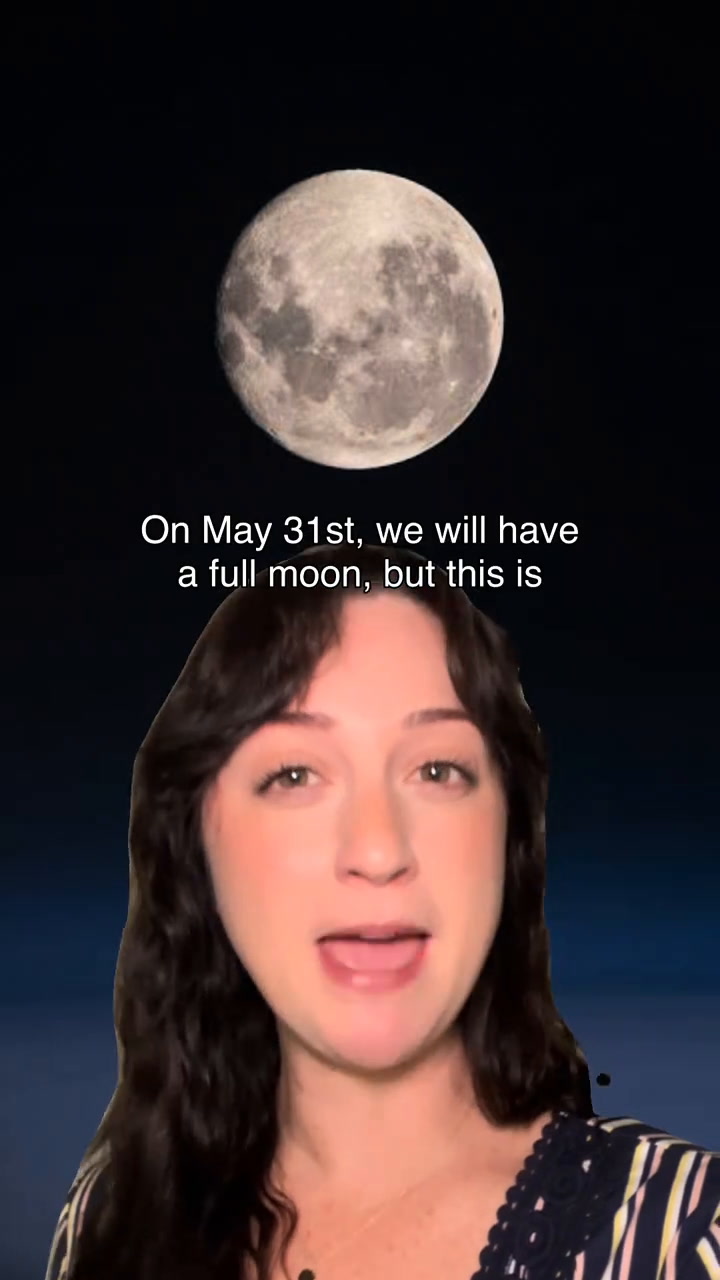 A rare celestial event: The blue mini moon