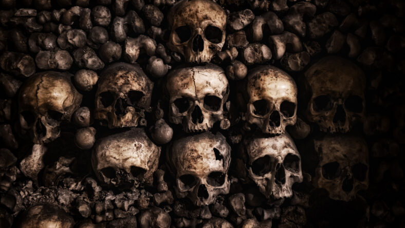 She got lost visiting the catacombs and saw a barefoot woman giggling ...