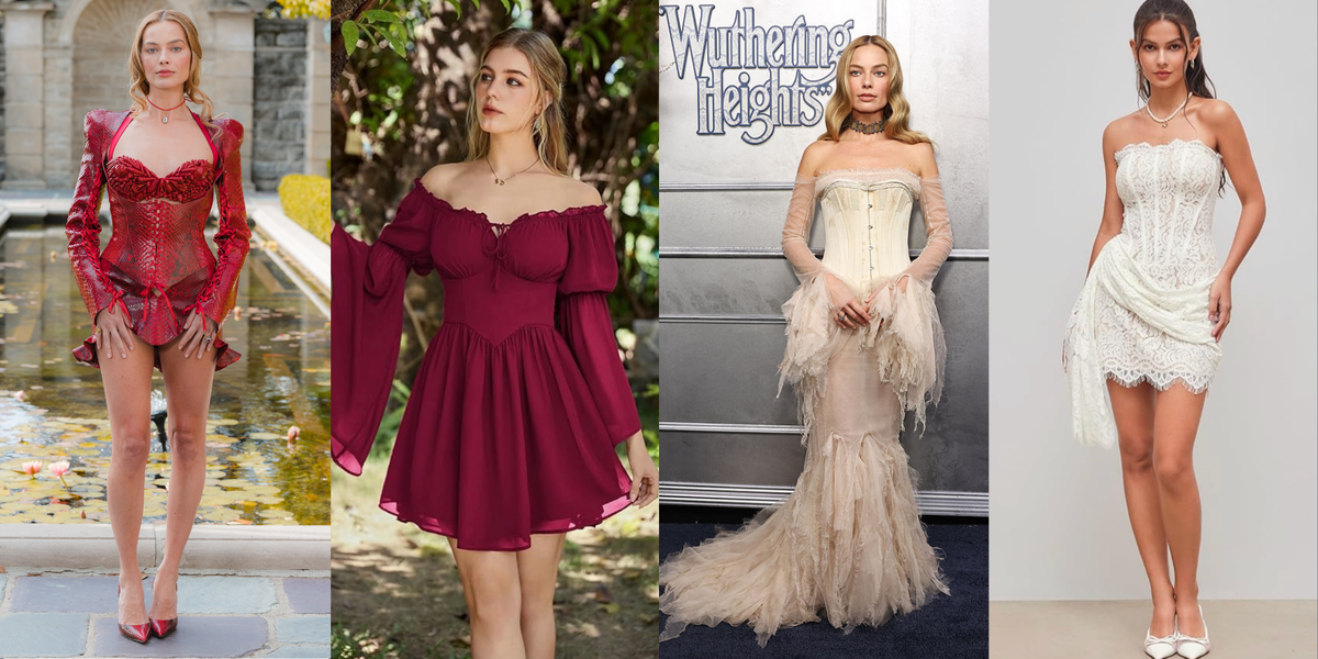 I’m swooning over these Amazon corset dresses with major 'Wuthering ...