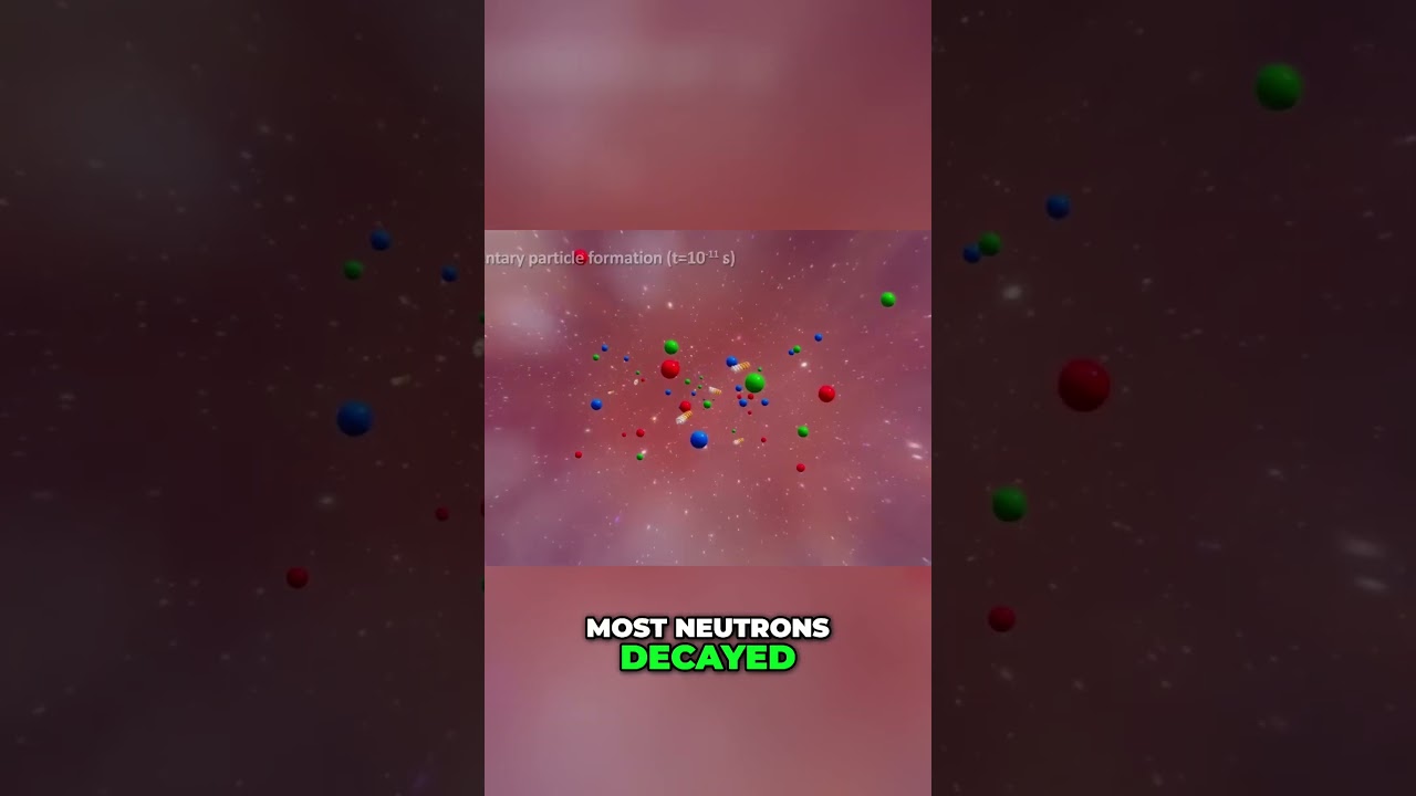 If neutrons are unstable, why isn't the universe only made of protons?