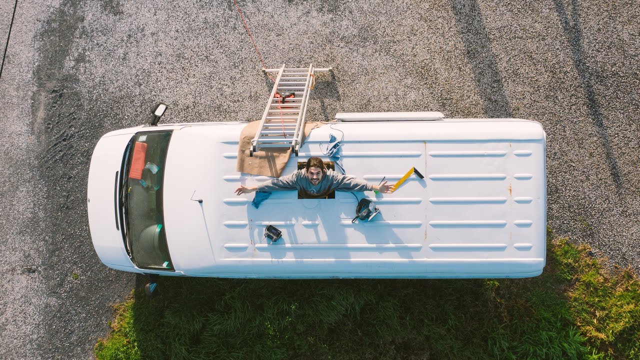 I cut a hole in my van | Ep. 2