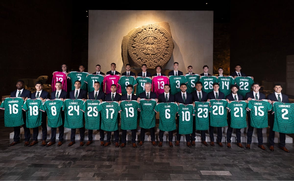 La selección mexicana se tomó la foto oficial de la Copa del Mundo en ...