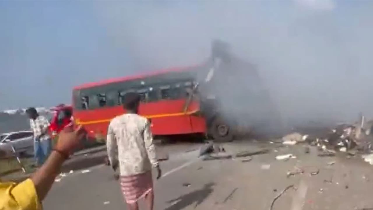 7 killed, 38 hurt as bus hits tanker, collides with another in Surat