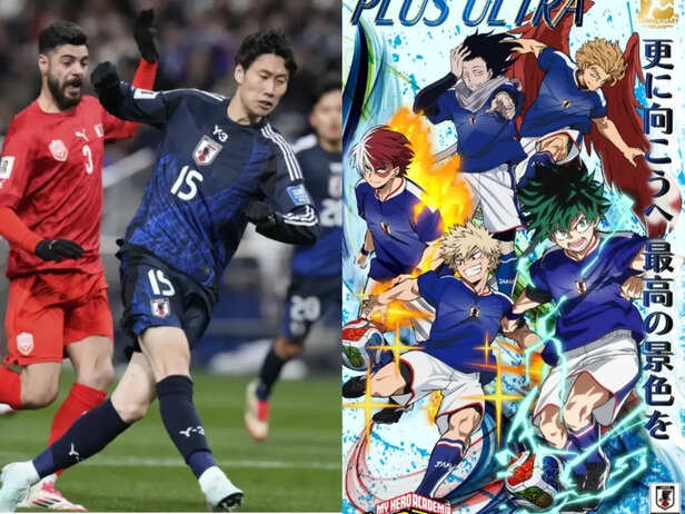 My Hero Academia x SAMURAI BLUE: Japan national football team unveils ...