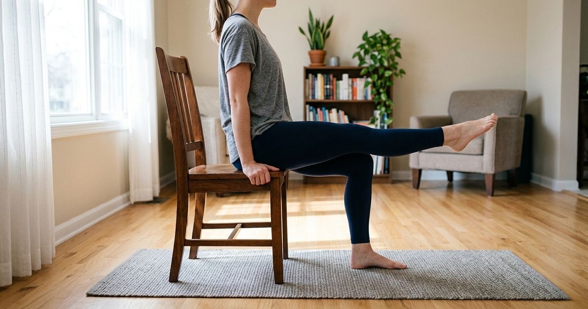 Um plano B para Pilates: improvisar com uma cadeira em casa, sem ...