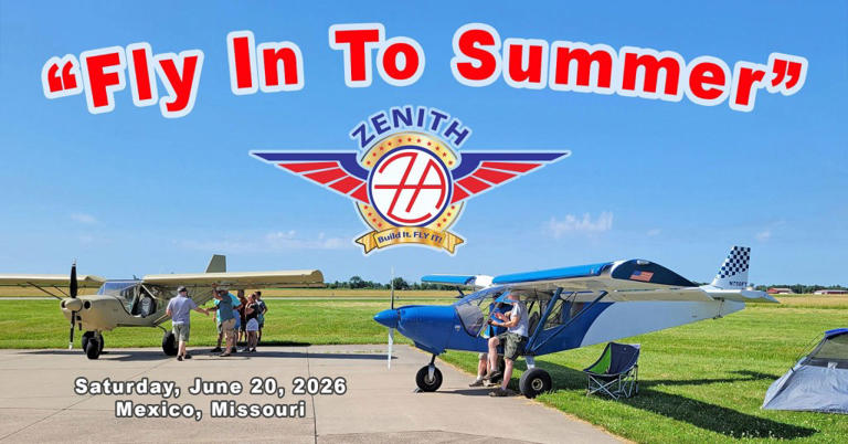Zenith Aircraft announces dates for 'Fly-In to Summer'