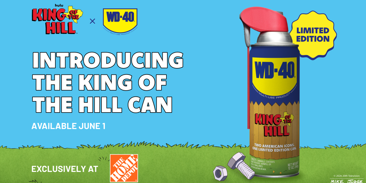 WD-40 gives Hank Hill his own can, because propane was apparently busy