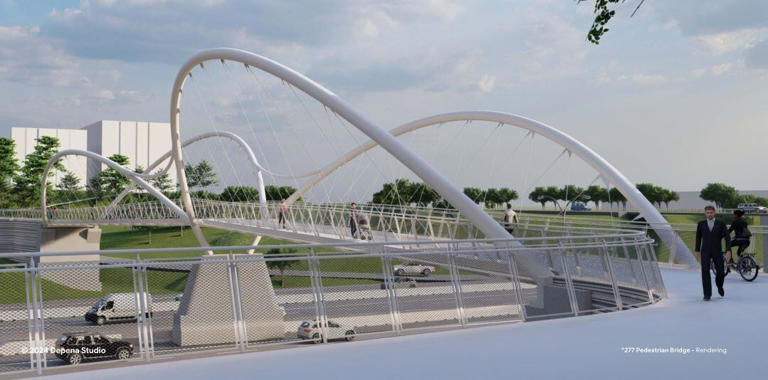 I-277 inside lanes closed for months as Rail Trail Bridge construction ...