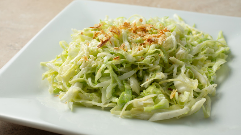 For a fresh cabbage side dish, make it Japanese style