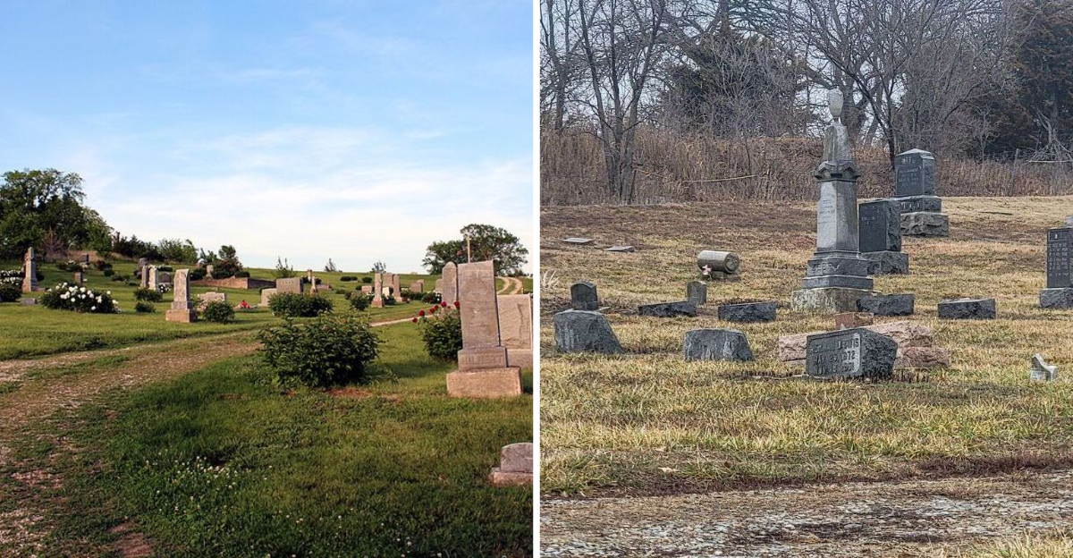 The cornfields of Kansas hide a cemetery the church refuses to bless
