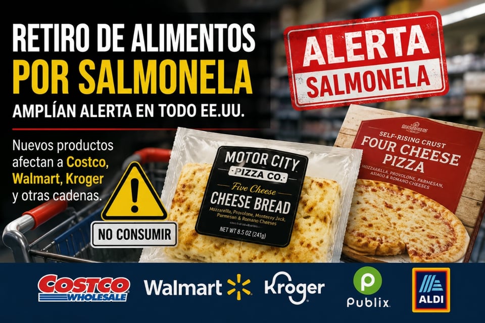 Nuevo retiro masivo de alimentos afecta a Costco, Walmart y Kroger