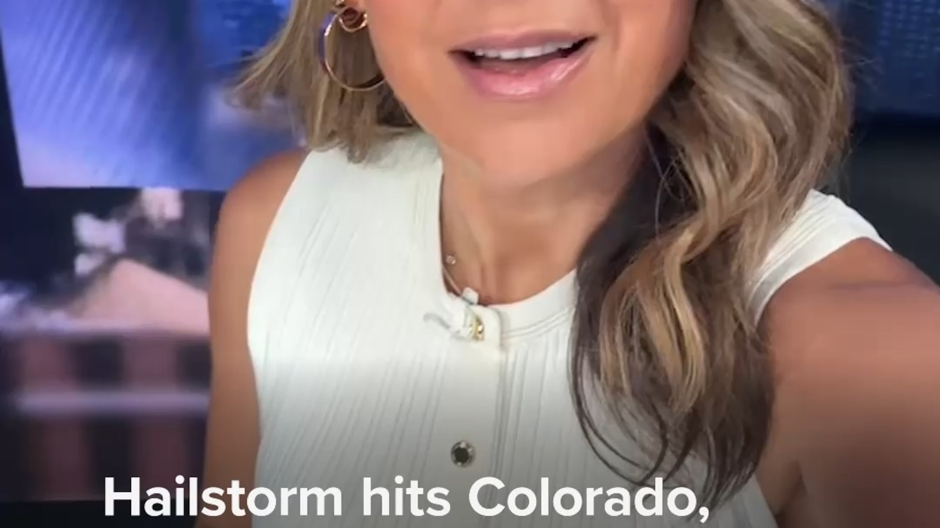 Hailstorm hits Colorado, leaving ground covered