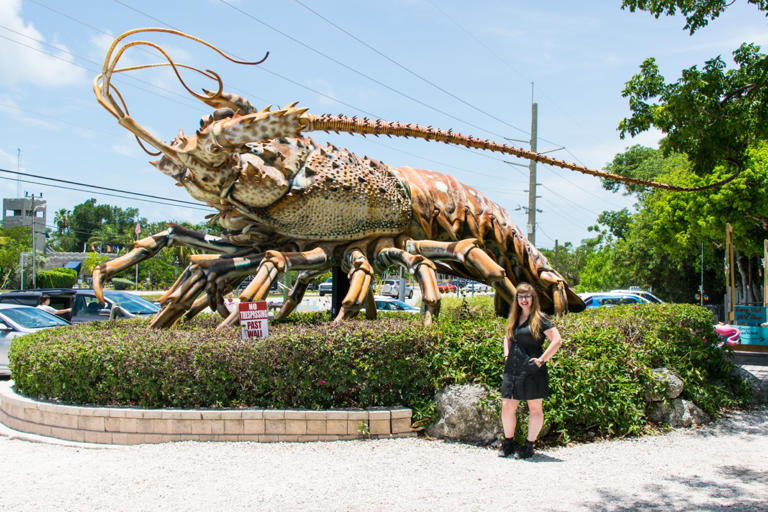Meet Betsy, the 30-foot spiny lobster guarding the Florida Keys