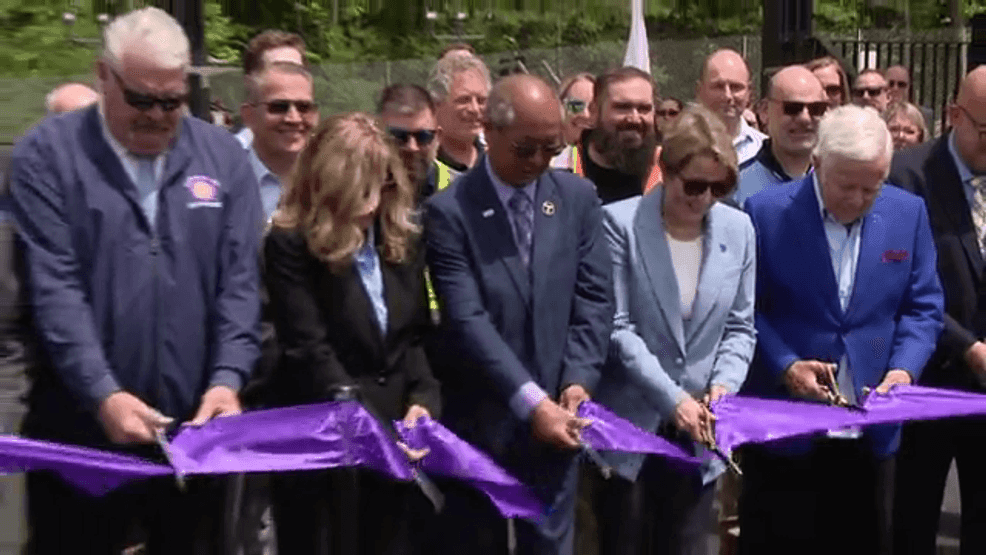 Massachusetts leaders celebrate upgraded MBTA Foxboro Station ahead of ...