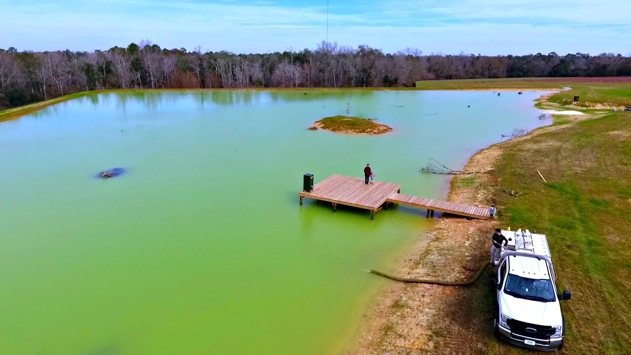 Building a 5 acre pond! (Adding 12,000 fish)