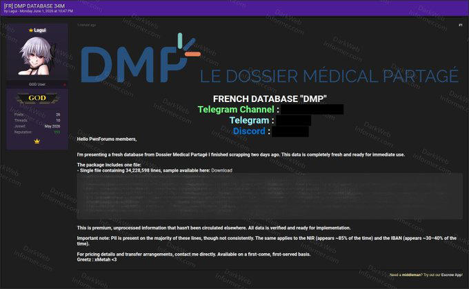 Piratage de 34 millions de dossiers médicaux : l’Assurance Maladie ...