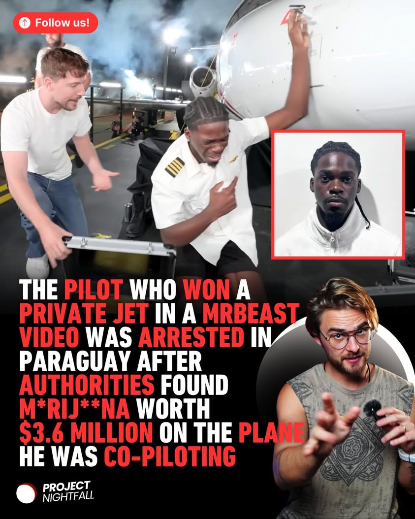 MrBeast dream turns nightmare: Pilot arrested in chilling international ...