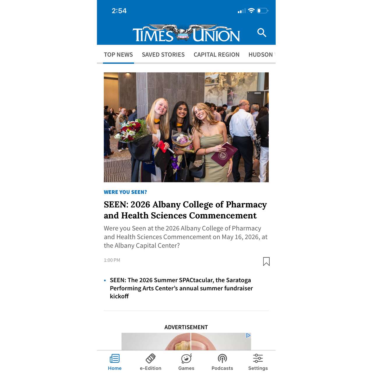 Times Union app update brings new e-Edition features