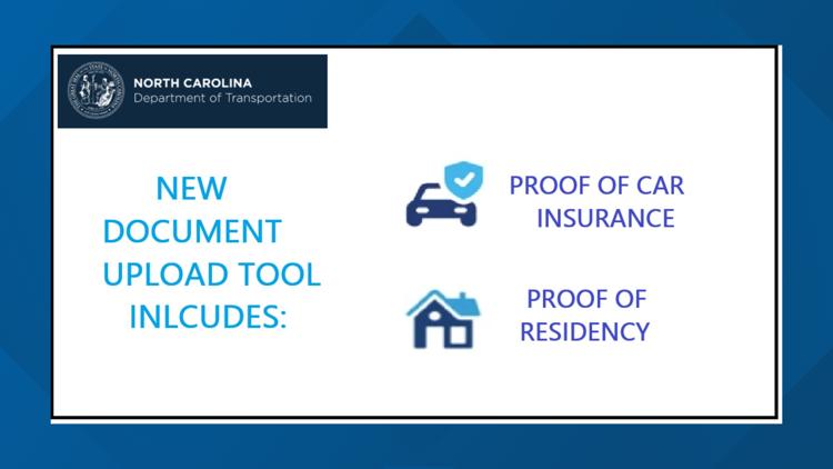 Forgot a document? NC DMV now has a new upload tool to prove insurance ...