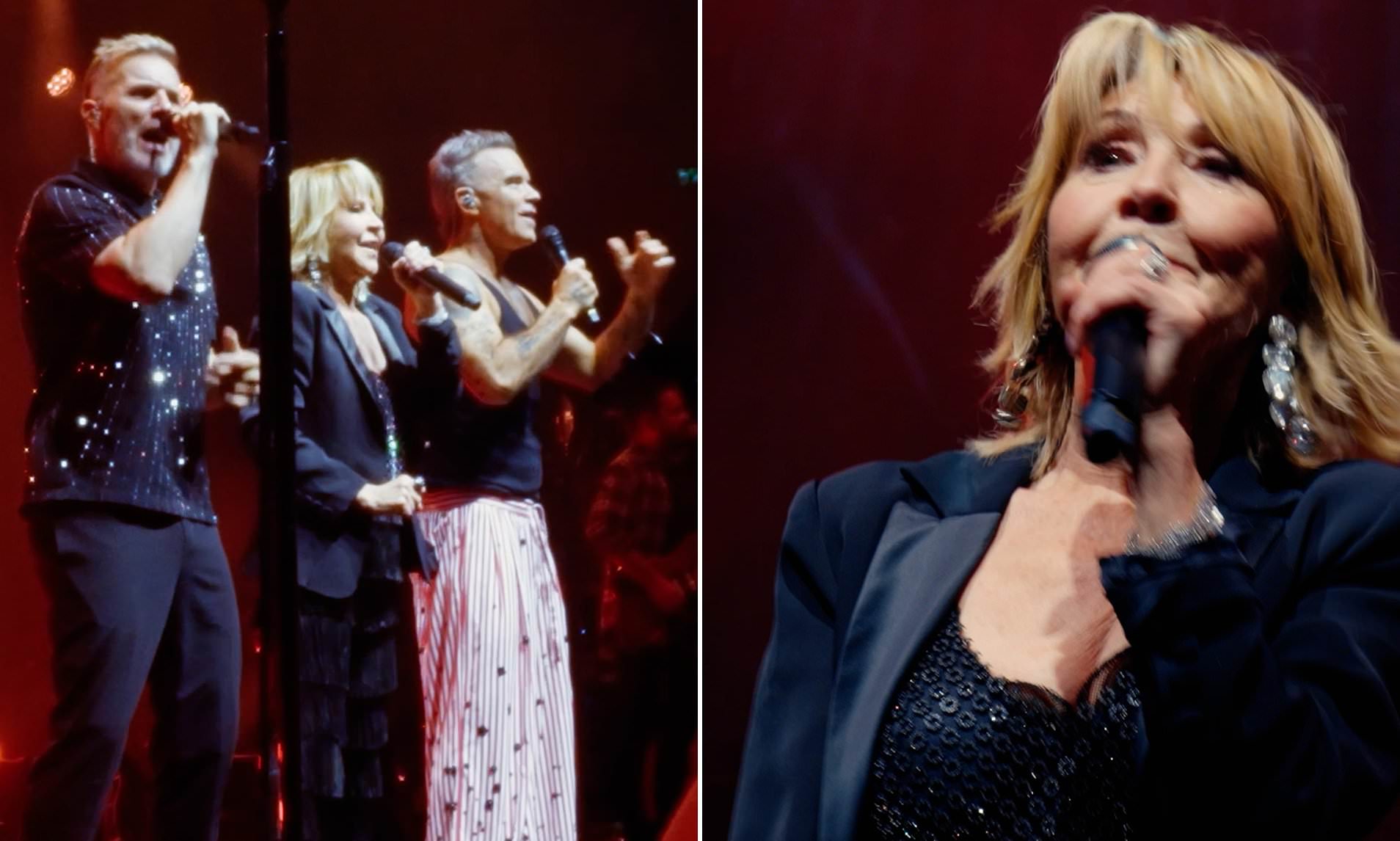 Relight my fire! Lulu reunites with Take That's Robbie Williams and ...
